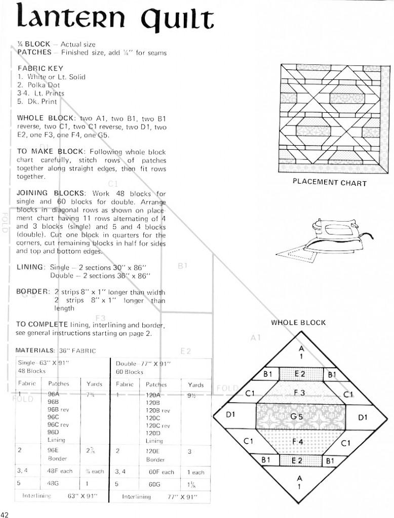 Lantern Quilt – Q is For Quilter