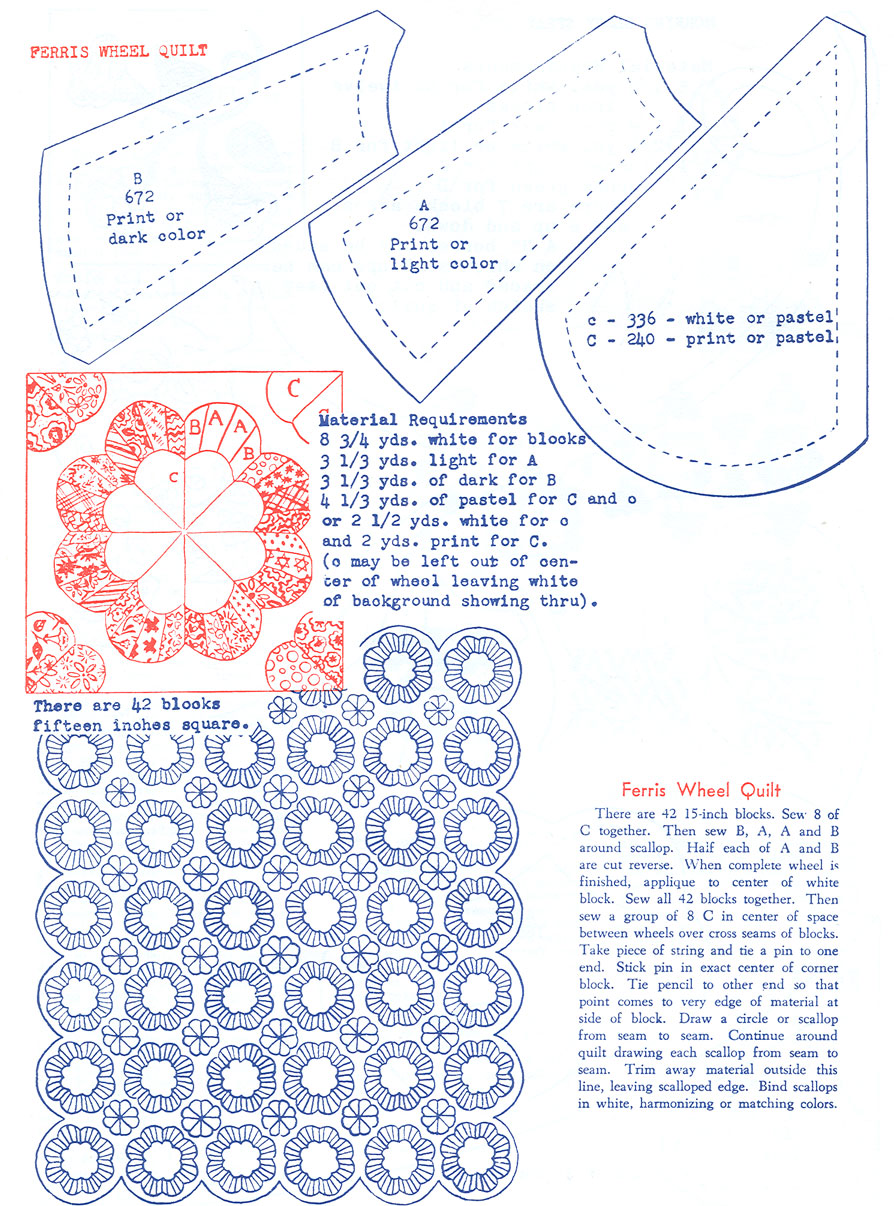 Ferris Wheel Quilt – WIP – Q is For Quilter
