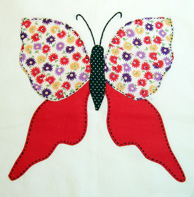 Applique Butterfly Quilt – WIP – Q is For Quilter