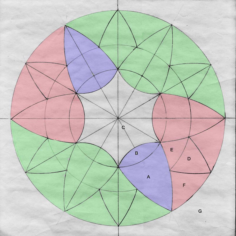 Cog Wheels Block — Hand Piecing – Q is For Quilter