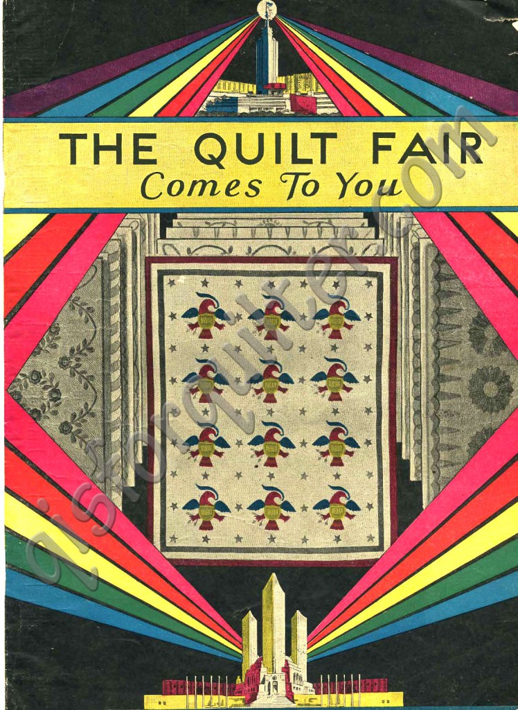 The Quilt Fair Comes To You – 1933 – Q is For Quilter
