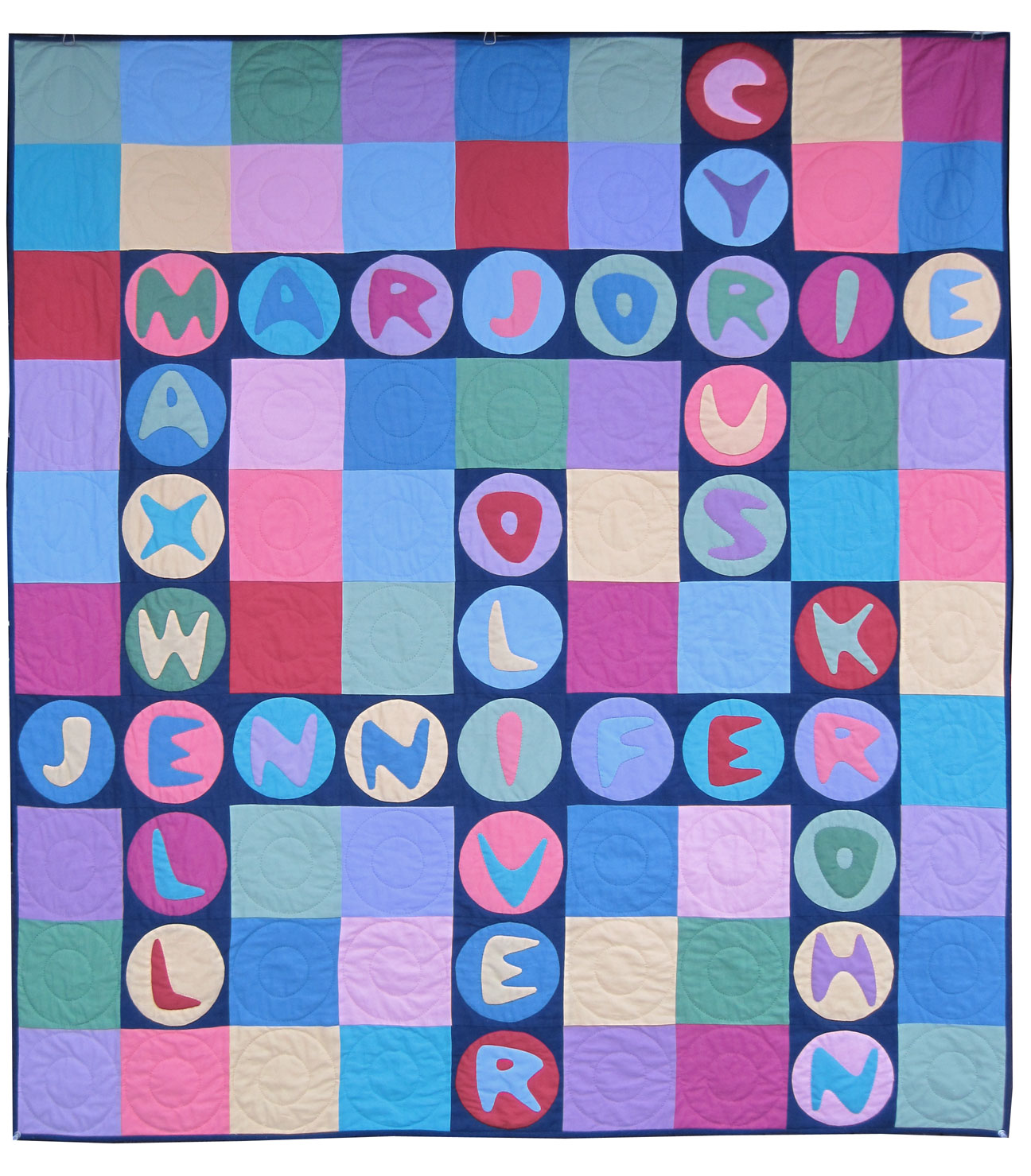 Krohn Family Crossword Quilt – Q is For Quilter
