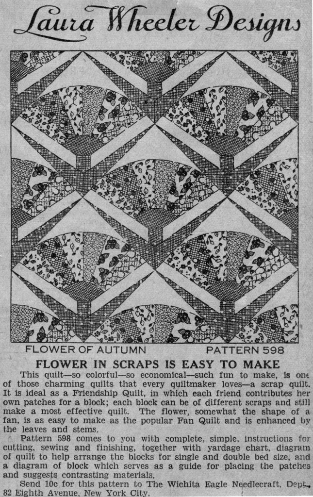 Laura Wheeler – Flower of Autumn Quilt Pattern – Q is For Quilter