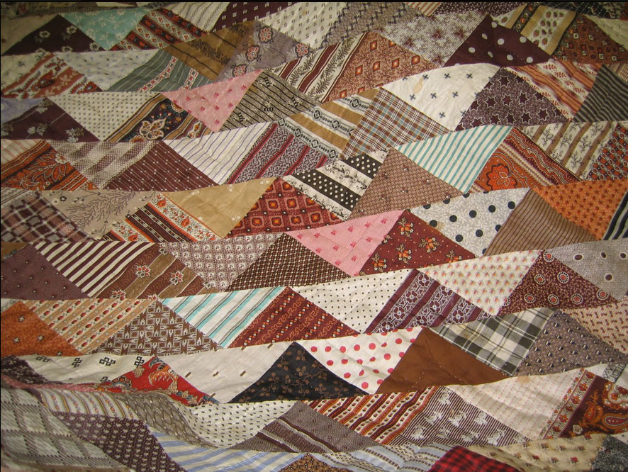 Antique Triangle Quilt – My Version – Q is For Quilter