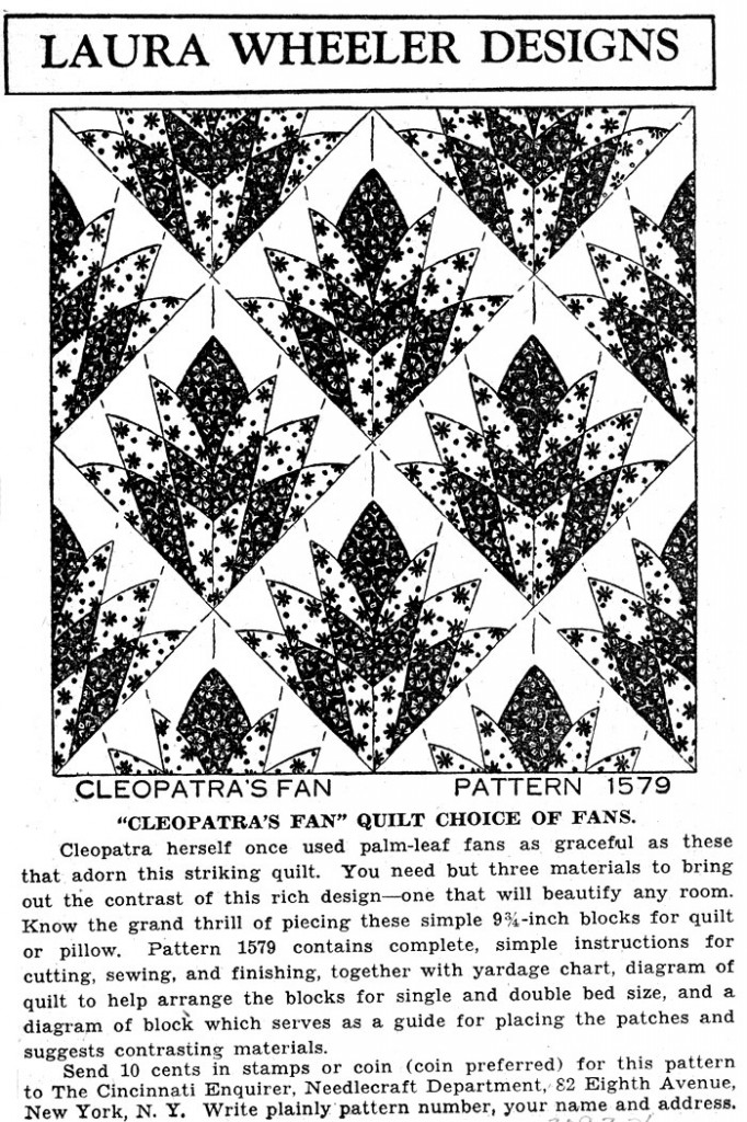 Laura Wheeler Quilt Pattern – Flower of Spring – Q is For Quilter