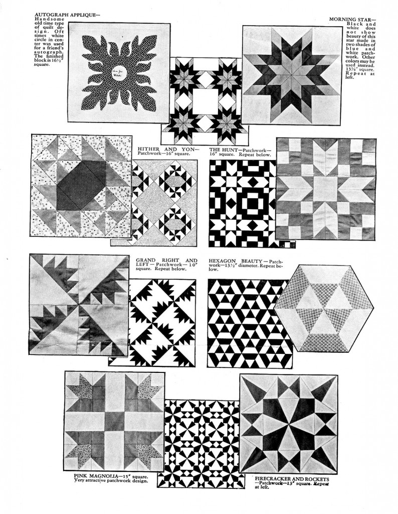 Farm Journal Quilt Pattern Catalog, 1937 – Q is For Quilter