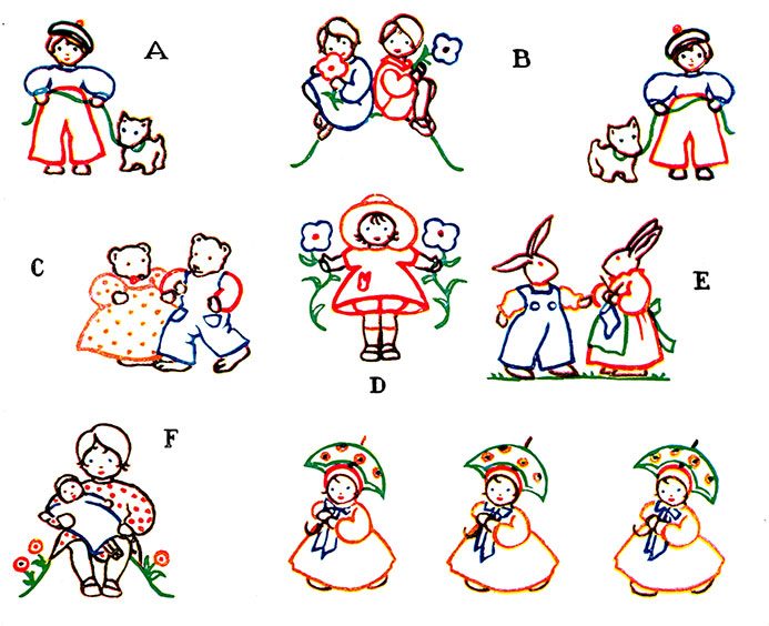 McCall’s Monday — Design for Children’s Outline Motifs – Q is For Quilter