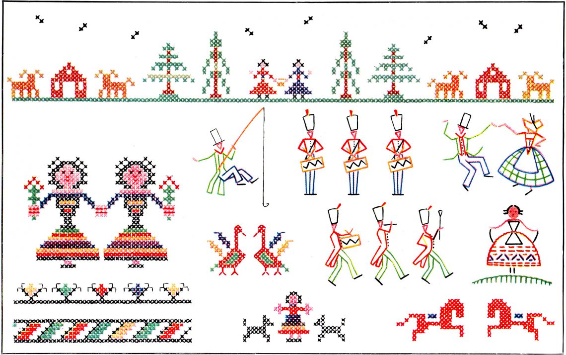 McCall’s Monday — Outline and Cross Stitch Motifs – Q is For Quilter