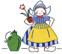 McCall’s Monday — Dutch Boys and Girls Embroidery Patterns – Q is For ...