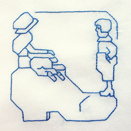 Mother Goose Quiltie Pattern #2 – The Old Lady Who Lived in a Shoe – Q ...