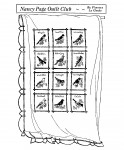 Quilt of Birds Pattern — Nancy Page Quilt Club – Q is For Quilter