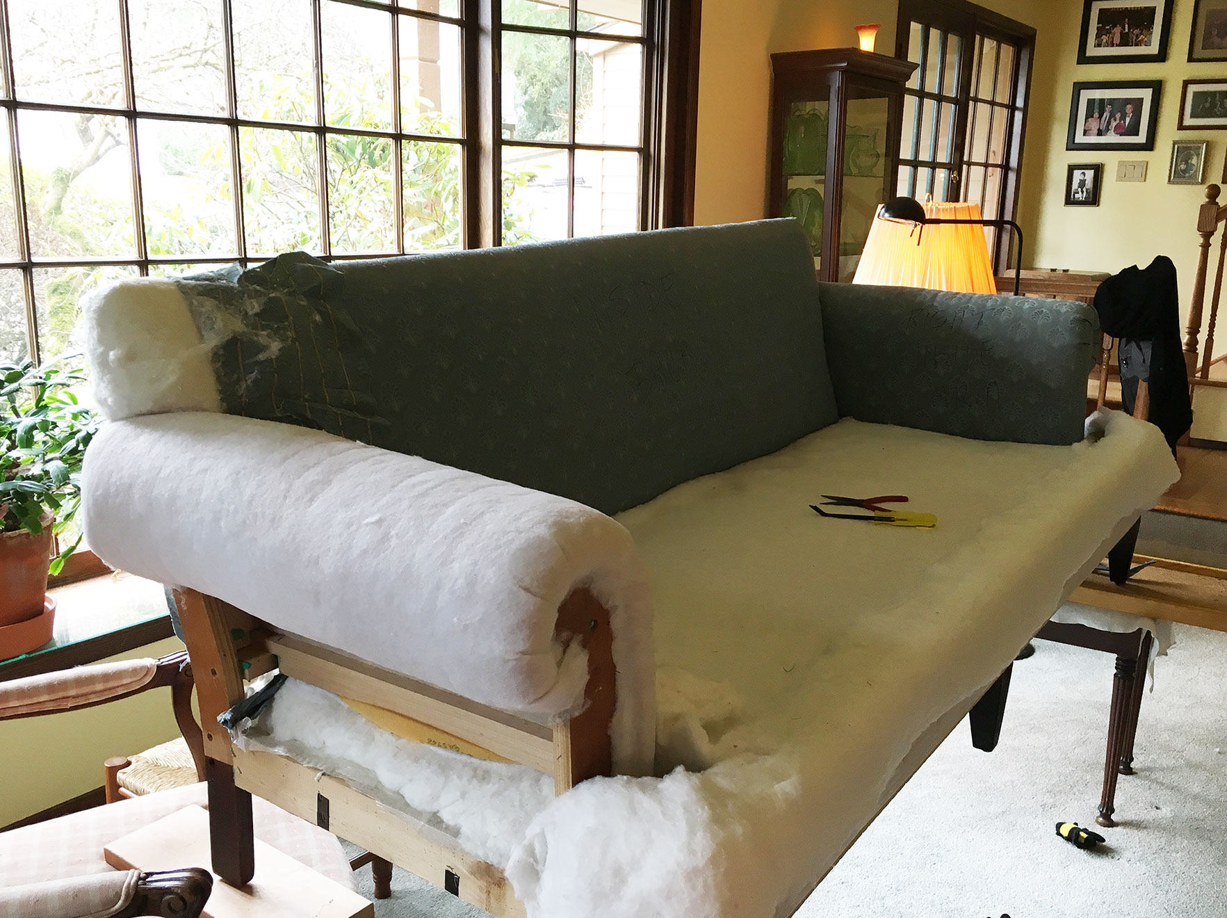 DIY Upholstering on the Cheap – Q is For Quilter