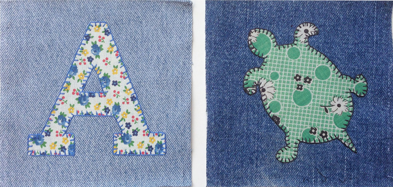 Denim Applique Quilt — Progress – Q is For Quilter
